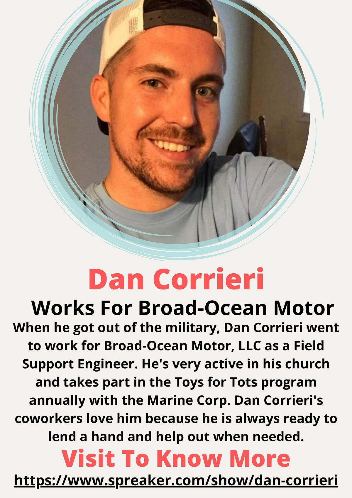 Dan Corrieri — Works For Broad-Ocean Motor - Dan Corrieri - Medium