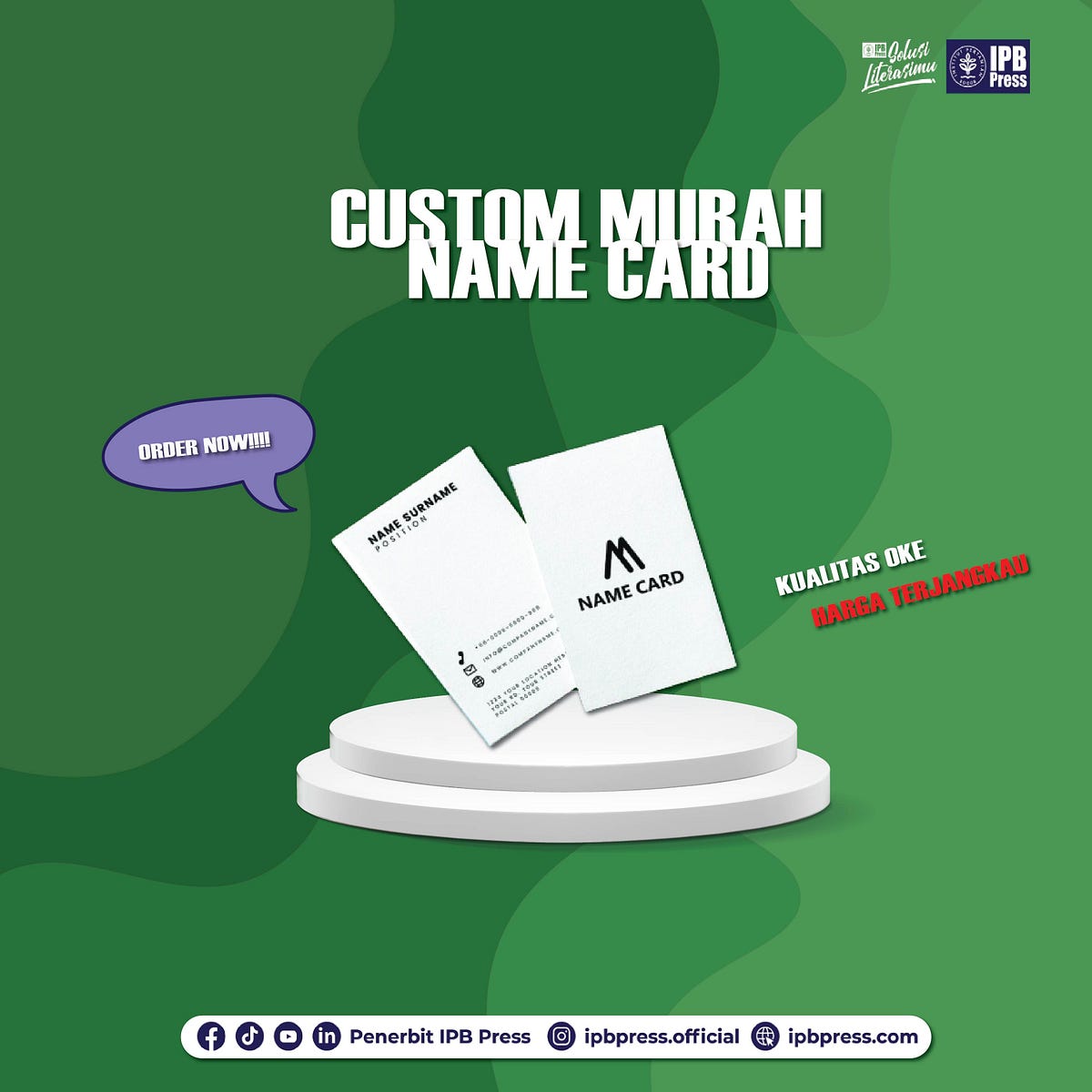 TEMUKAN, Cetak Name Card Murah Bogor, 0878 – 7354 – 7779 Cetak Name ...