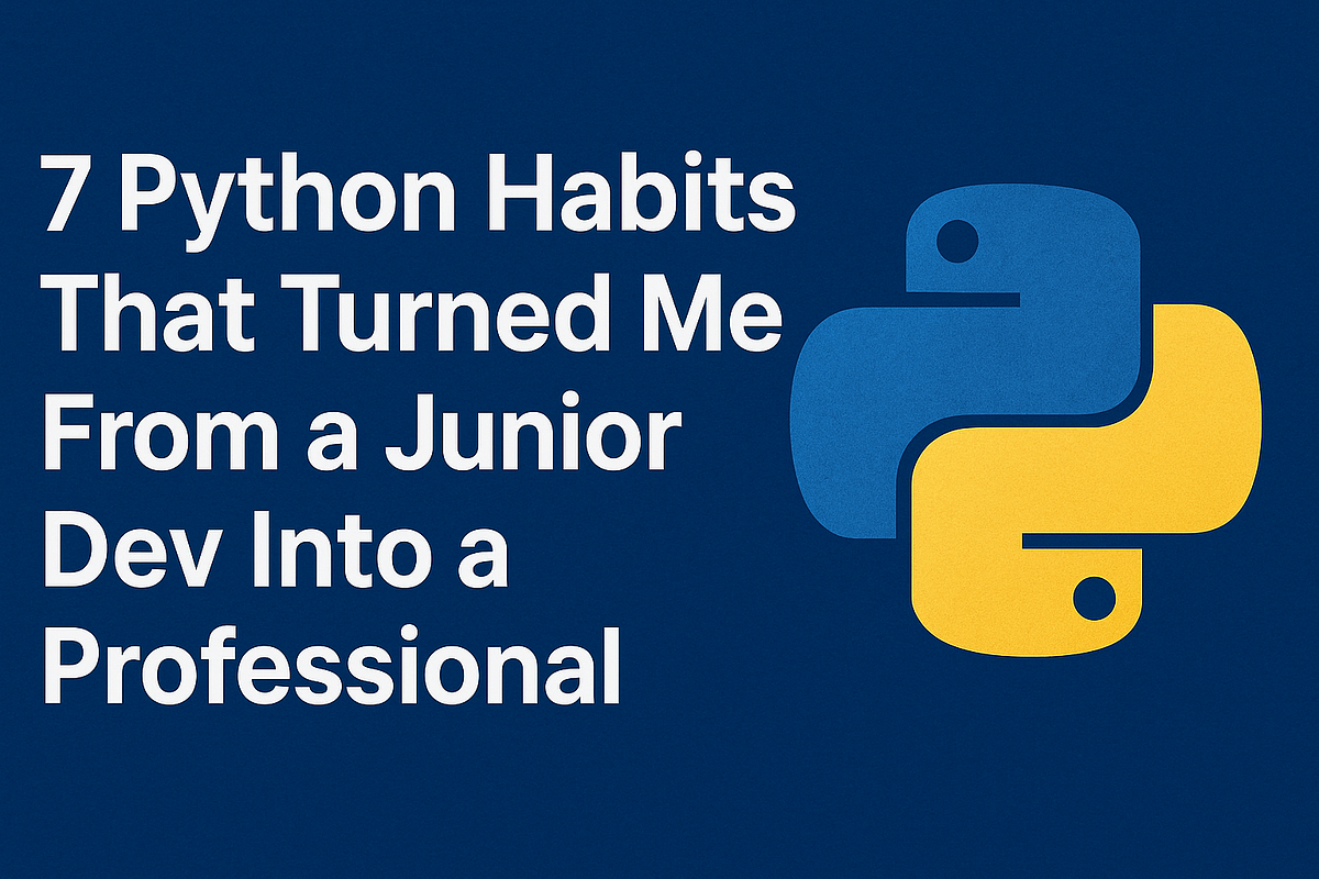 7 Python Habits That Turned Me From a Junior Dev Into a Professional | by Babar saad | The ...