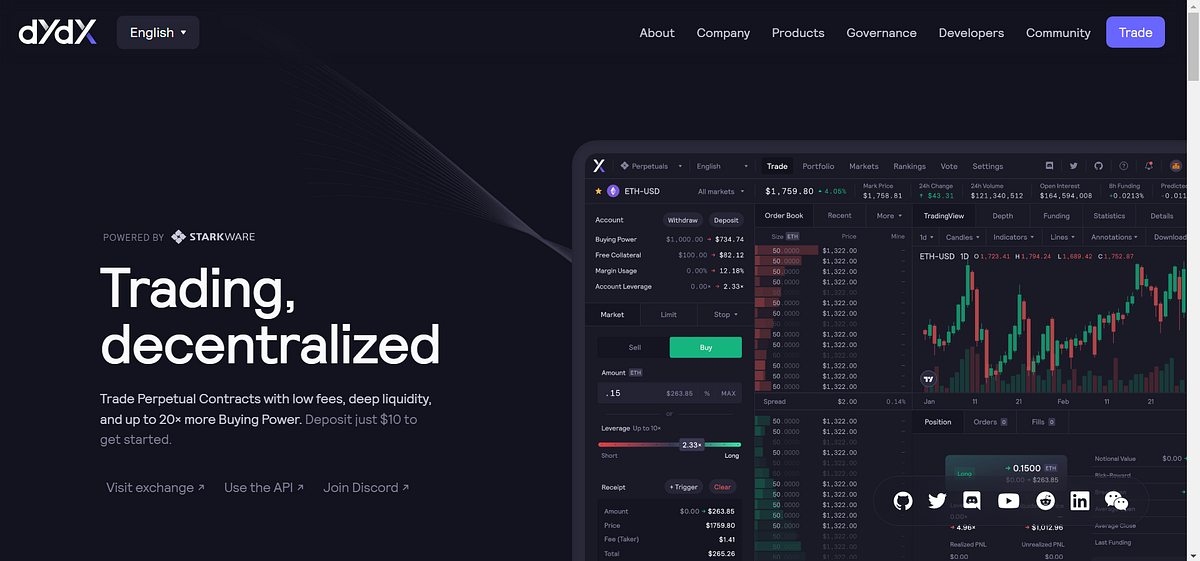 Getting started with DYDX. How to set up DYDX, one of a few… | by Felix ...