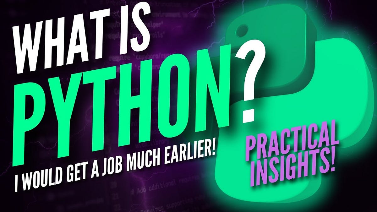 What is Python? Things I Wish I Knew When I Started Learning Coding | by manda_codigo | Medium