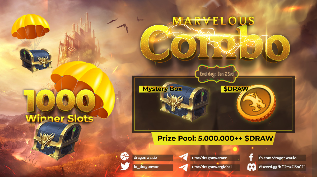 Dragon War releases Pre-IDO’s Marvelous COMBO Airdrop valued over ...