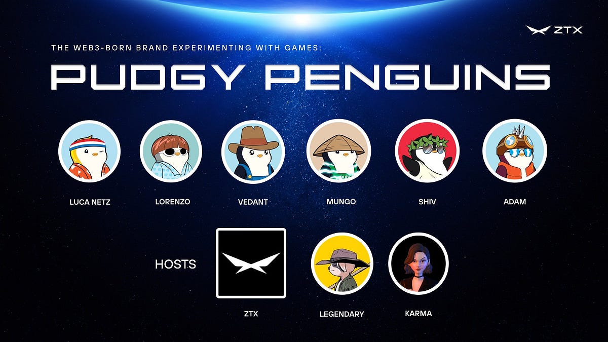 ZTX Gaming Spaces Recap — Building IP with Pudgy Penguins https ...