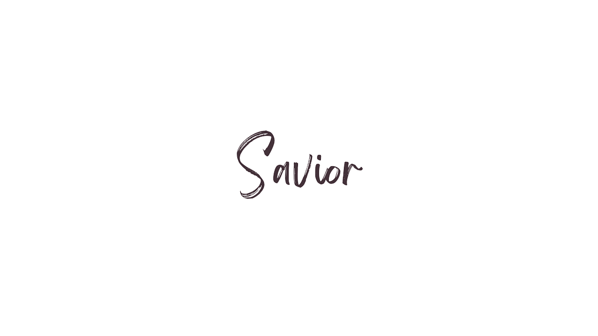 savior, | by cigi | Medium