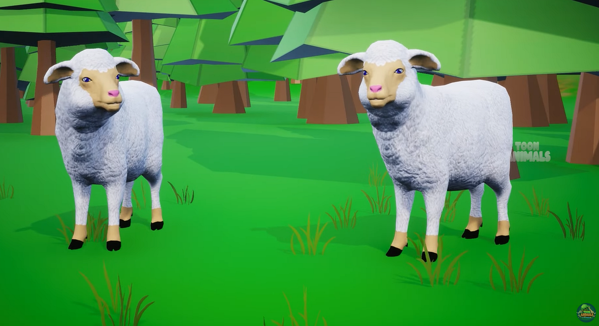 Forest Animals Farm Diorama — Transport Animals | Animals Names and ...