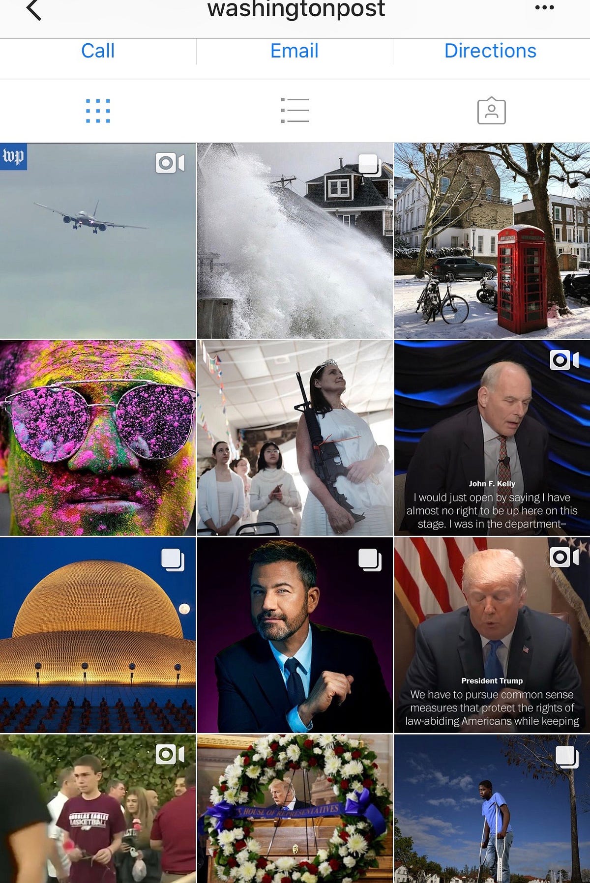New York Times vs The Washington Post: Instagram edition | by Nola ...