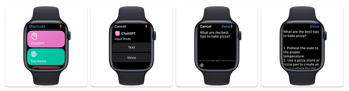How to use ChatGPT on your Apple Watch and iPhone | by Fabian Heuwieser ...