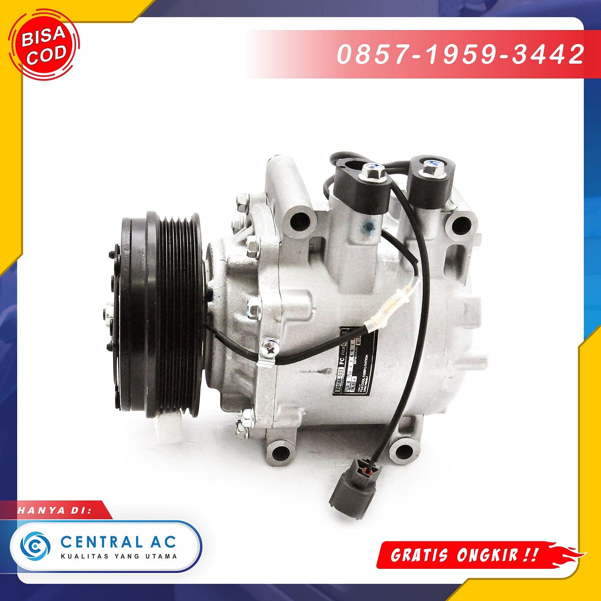 Termurah — Compressor/Kompresor AC Mobil Honda Jazz / New City — Harga ...