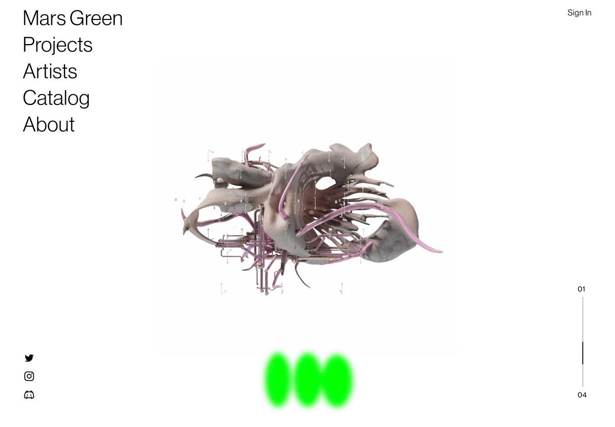 Mars Green is open. Mars Green, a digital art gallery for… | by Mars ...