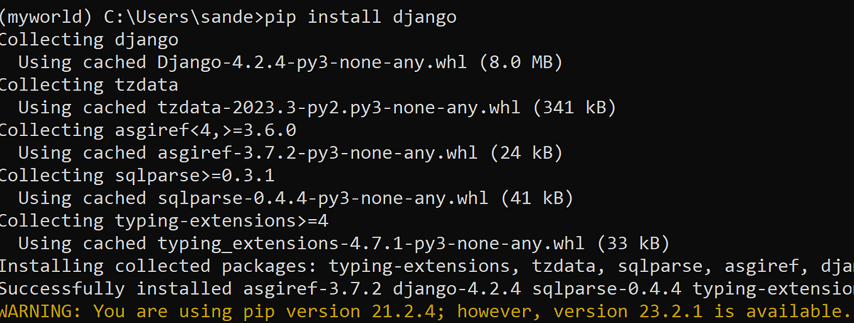 Getting Started — Django - 20_3242 SANDEEP - Medium