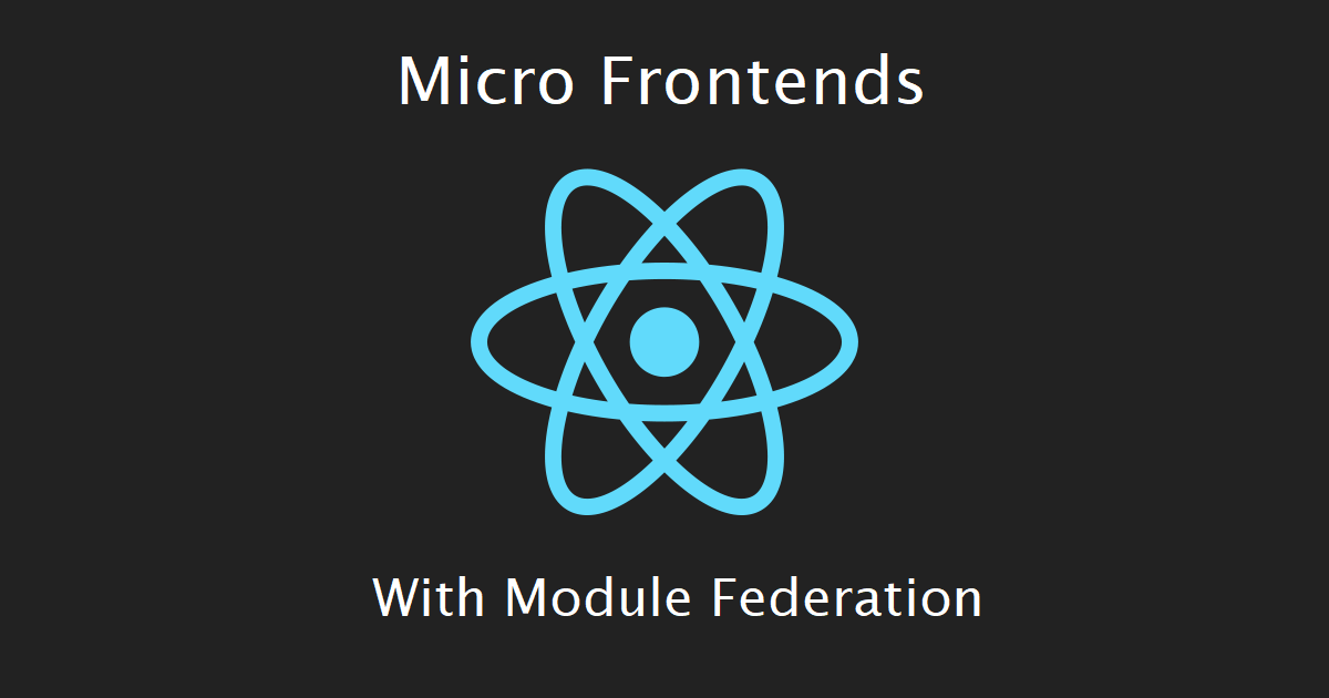 A Module Federation Example for React | by Zsolt Burzas | Level Up Coding