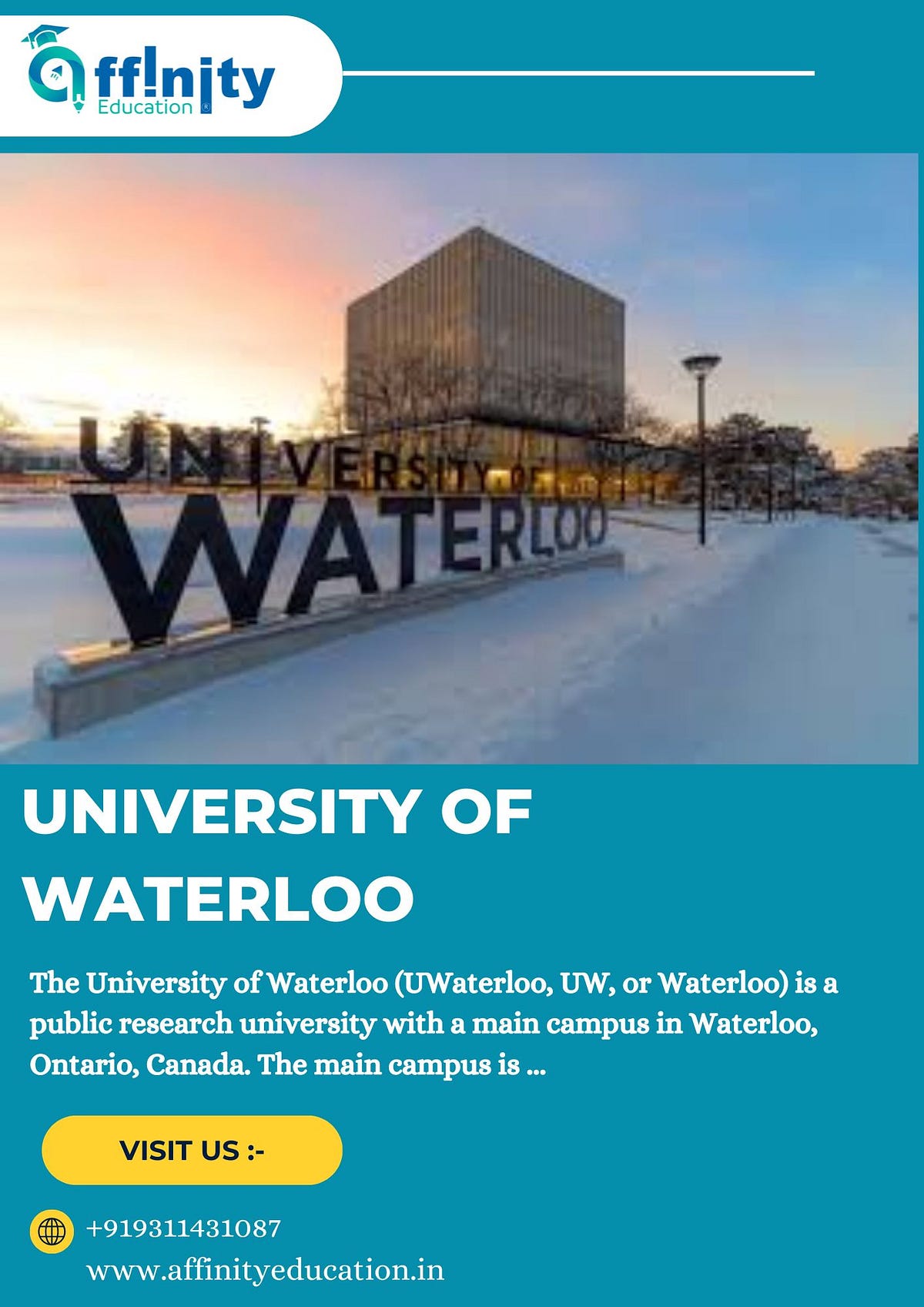 University Of Waterloo Application Fee – BUFUUN