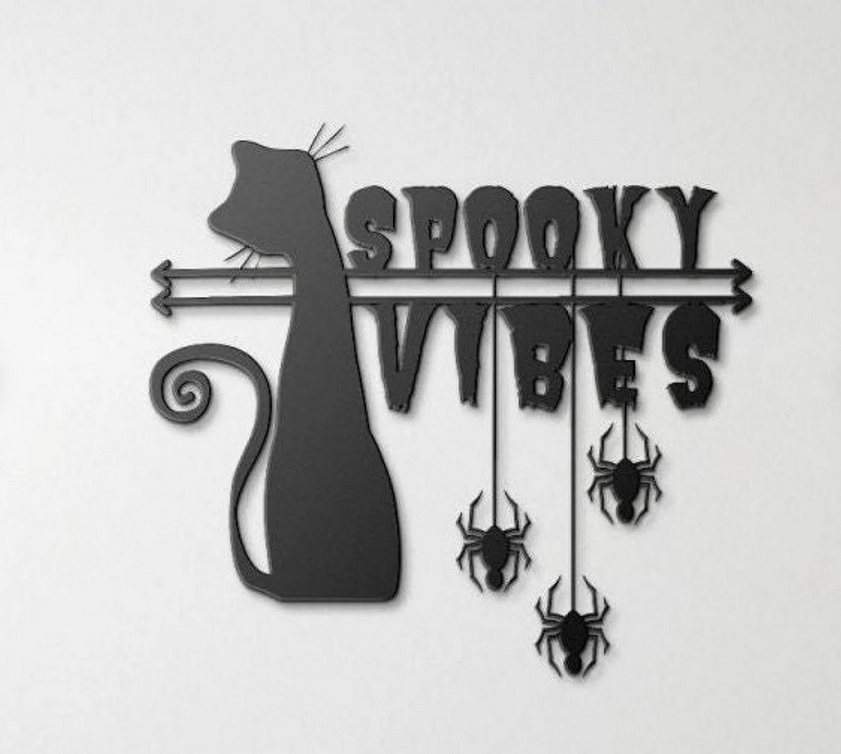 Spooky Vibes Halloween Metal Sign | by T.S. Celestial Creations | T.S ...
