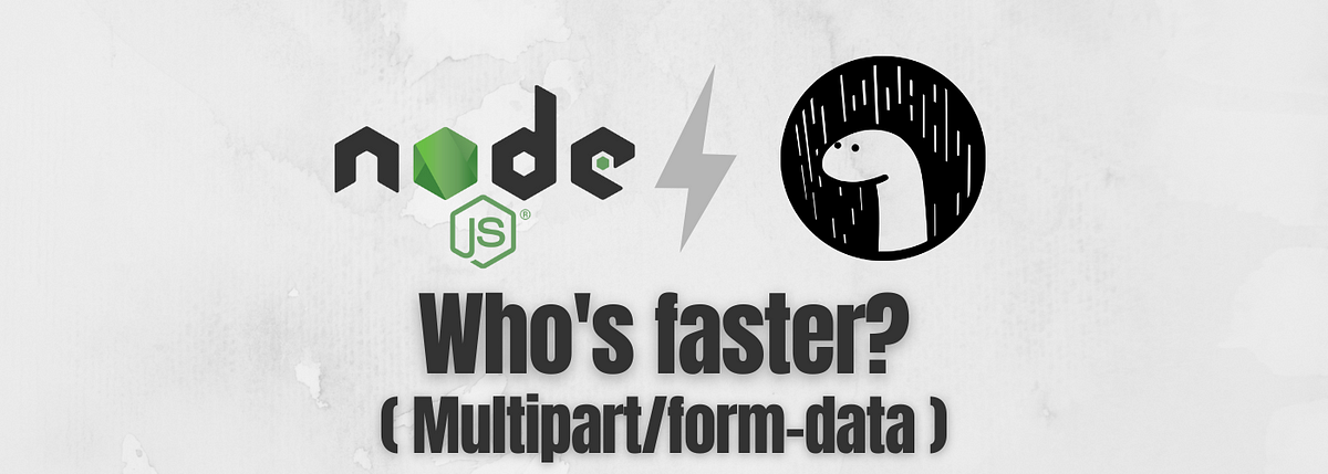 Node Js Vs Deno Multipart Form Data Performance Comparison Tech Tonic