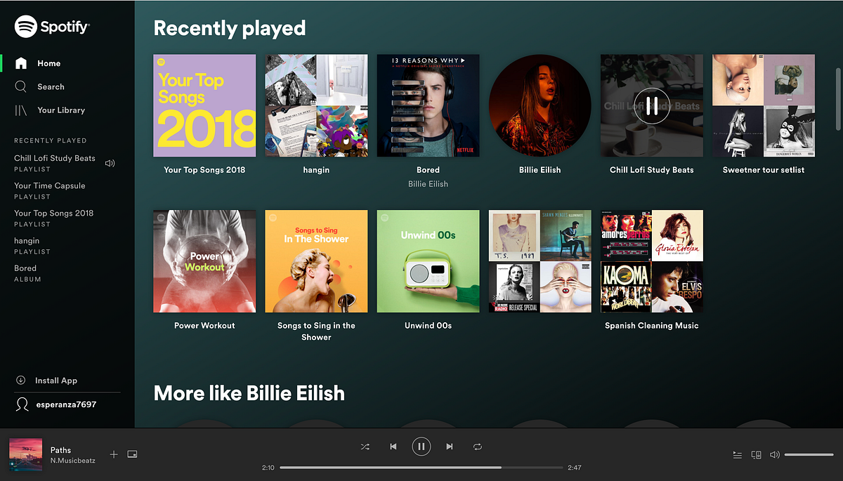 Evaluating the usability of Spotify. | by Leigh Hernandez | Medium