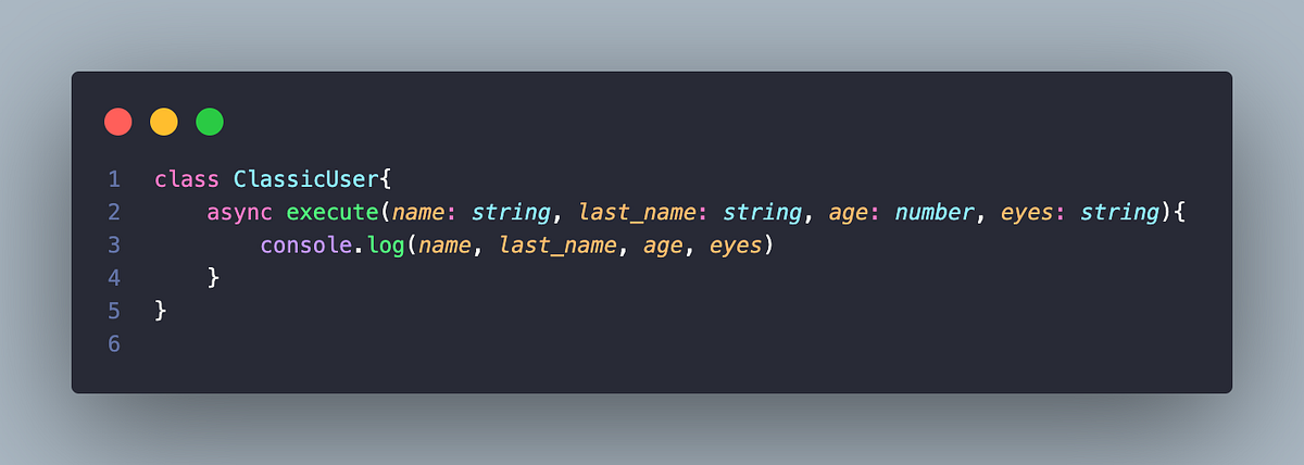 #2 Clean Code Snacks: Object for Parameters — Typescript | by Nailson Israel | Medium