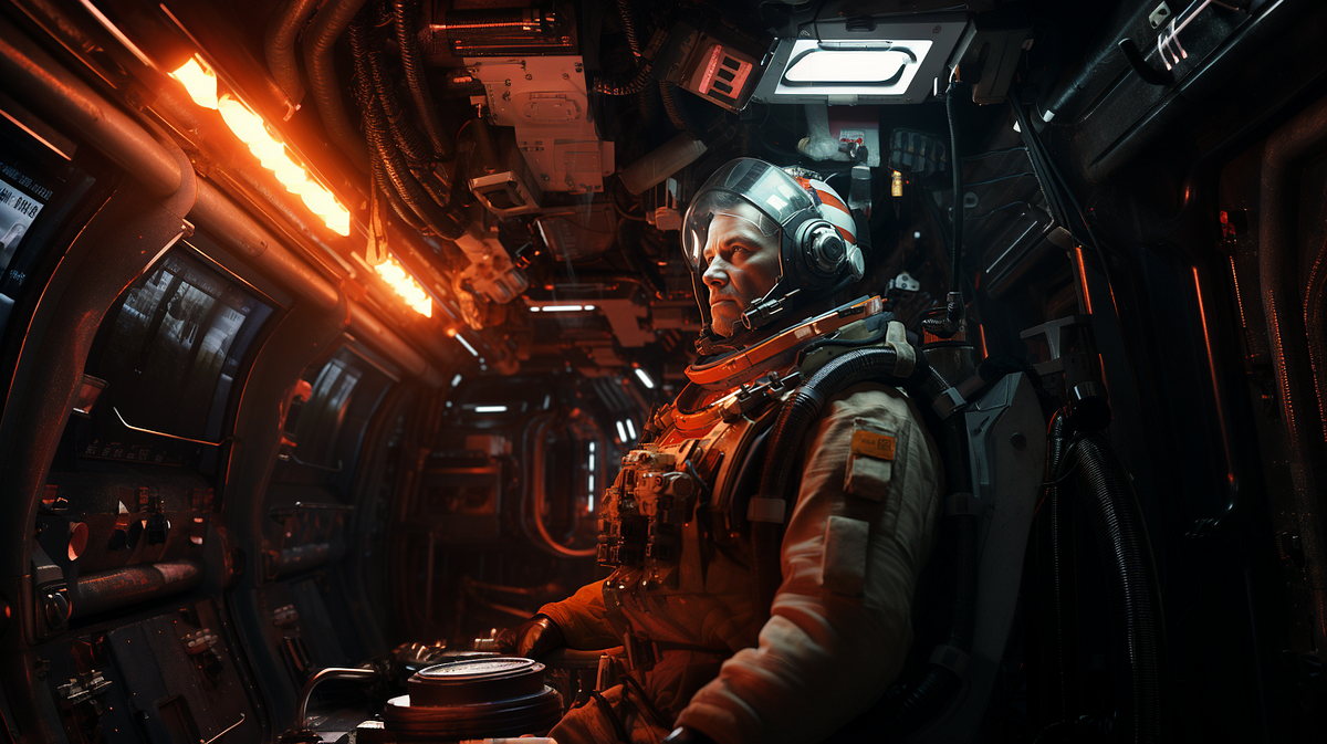 Space Lift Operator. They peel off layers of suits? | by Andrew M ...