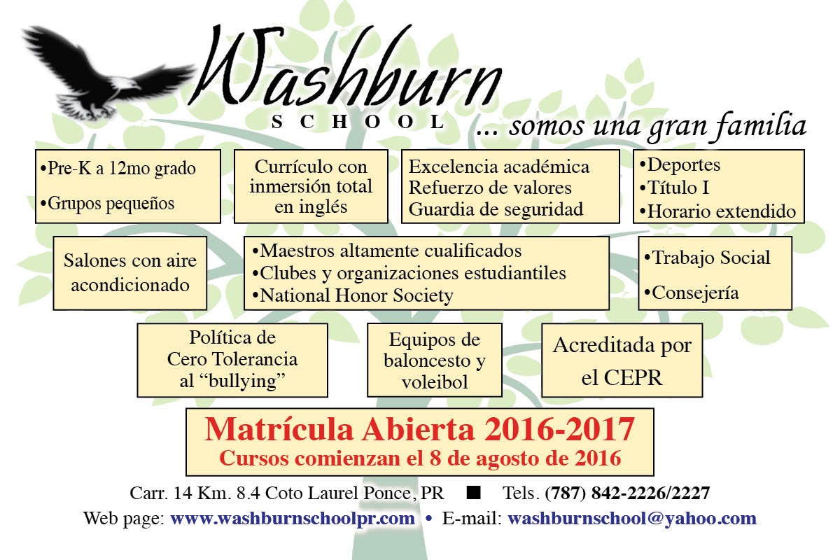 Washburn School in Ponce, Puerto Rico — A Prestigious Multilingual Pre ...