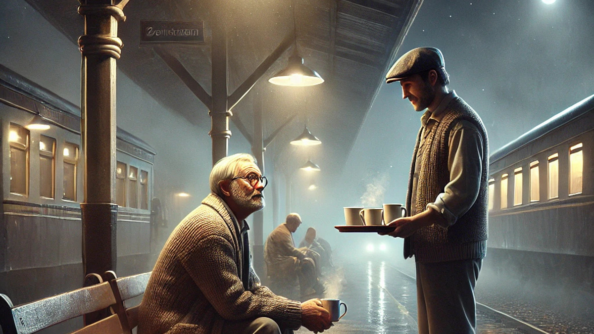 A Life-Changing Encounter at the Station | by Nabal Kishore Pande | Medium