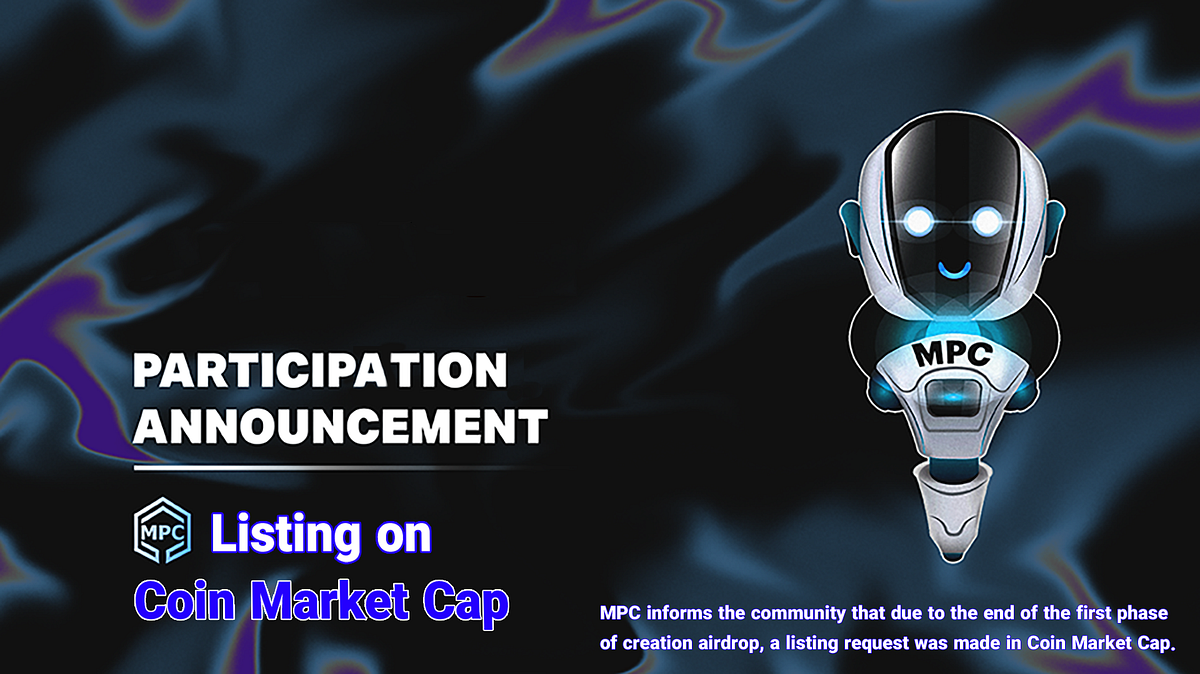MPC listening request was registered in Coin Market Cap and code number ...