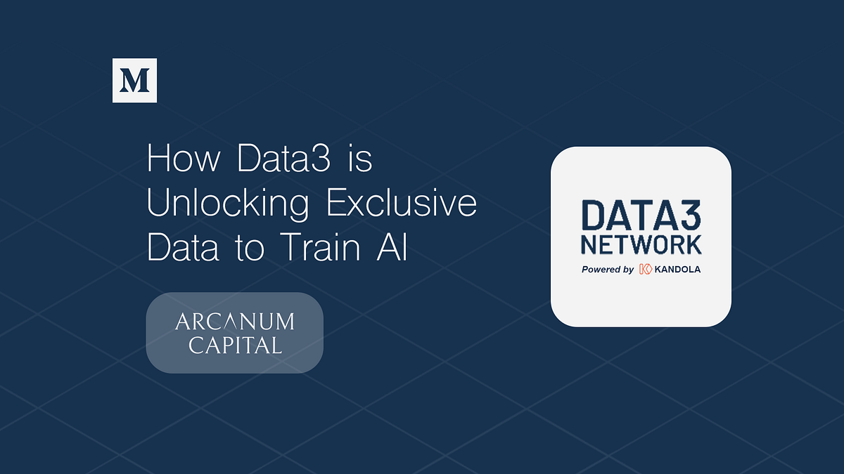 How Data3 is Unlocking Exclusive Data to Train AI | by Arcanum Capital | Medium