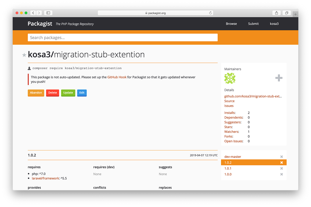 My First Contribution OSS Laravel Composer Package Published | by kosa3 | Medium
