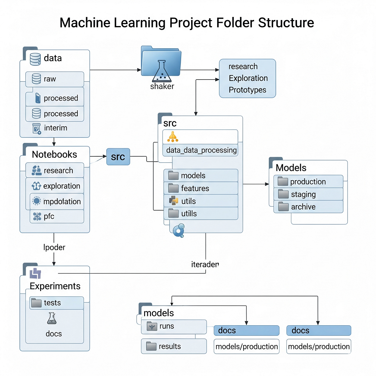 🧠 Best Folder Structure for a Machine Learning Project (with ...