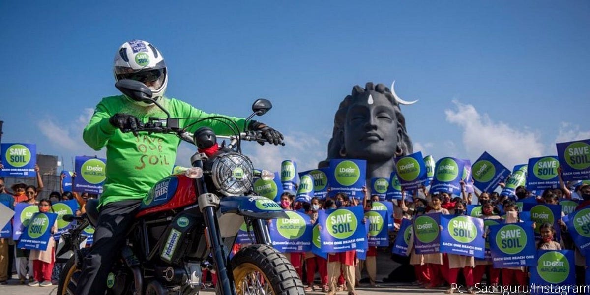 Sadhguru Is Riding 30,000 Km Across 27 Countries On His Motorcycle To ...