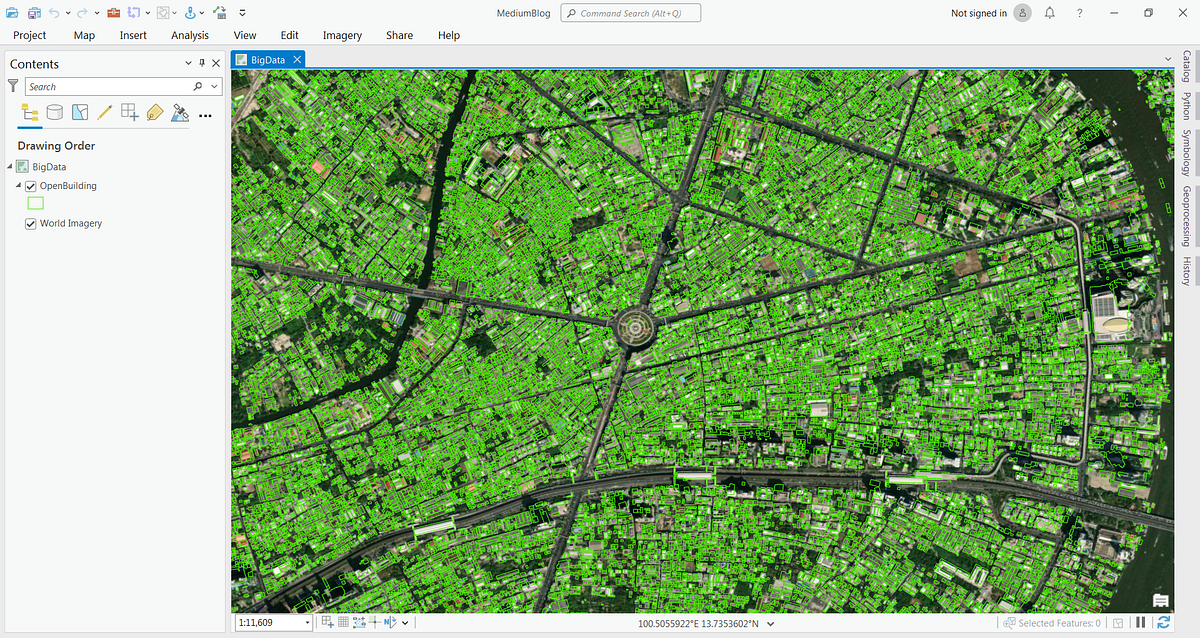 Geospatial Big Data: เชื่อมต่อข้อมูล Open Building Footprint ผ่าน ...