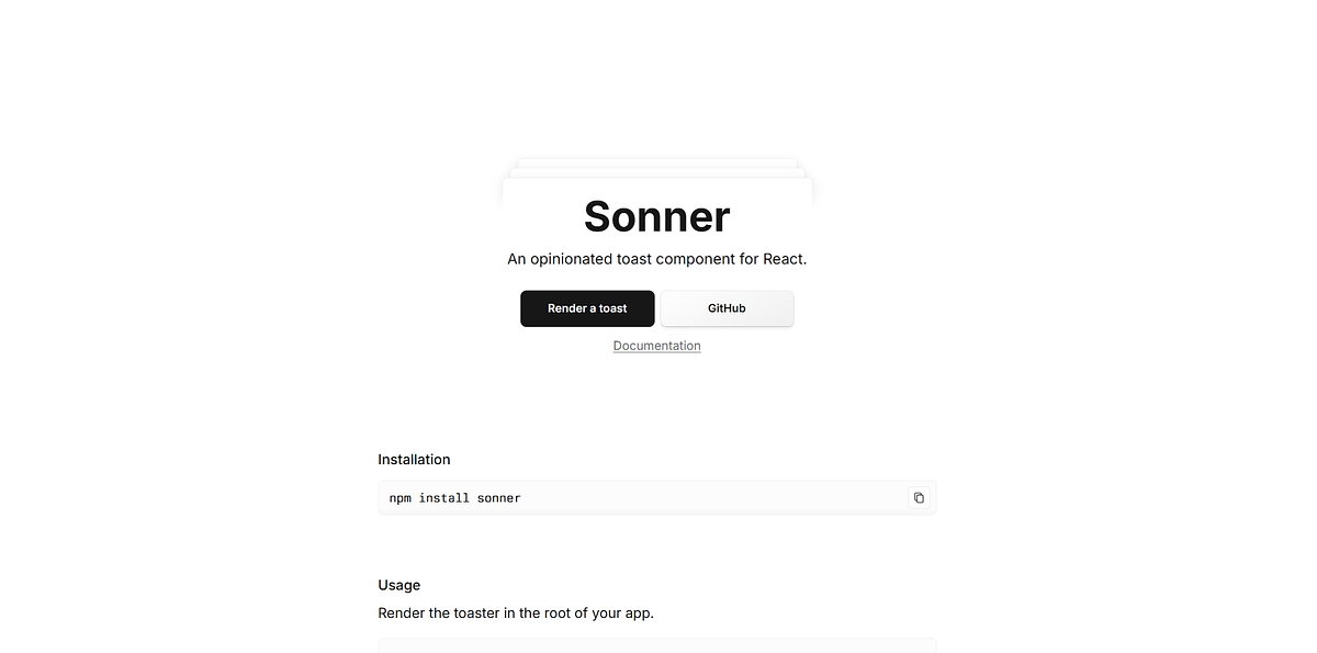 🌤️ Sonner — The Toast Library That Made My UI Feel Alive | by Subash Natrayan R M | Nov, 2025 ...