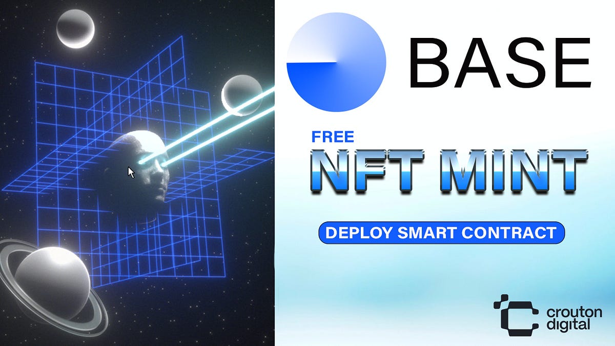 Mint official BASE NFT for free. Base is a new Ethereum L2 blockchain… | by Crouton Digital | Medium