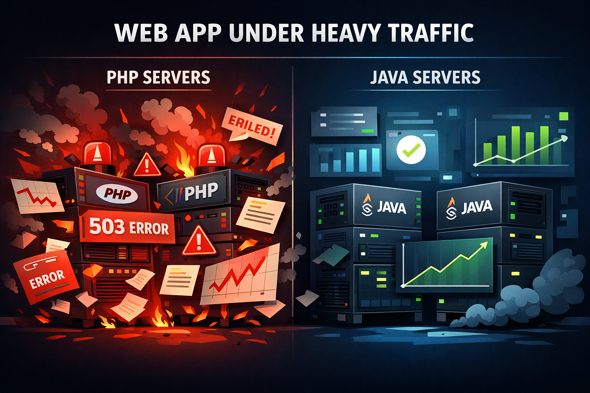 Why Our PHP App Collapsed Under Load — And Java Didn’t | by Shanu Reddy ...
