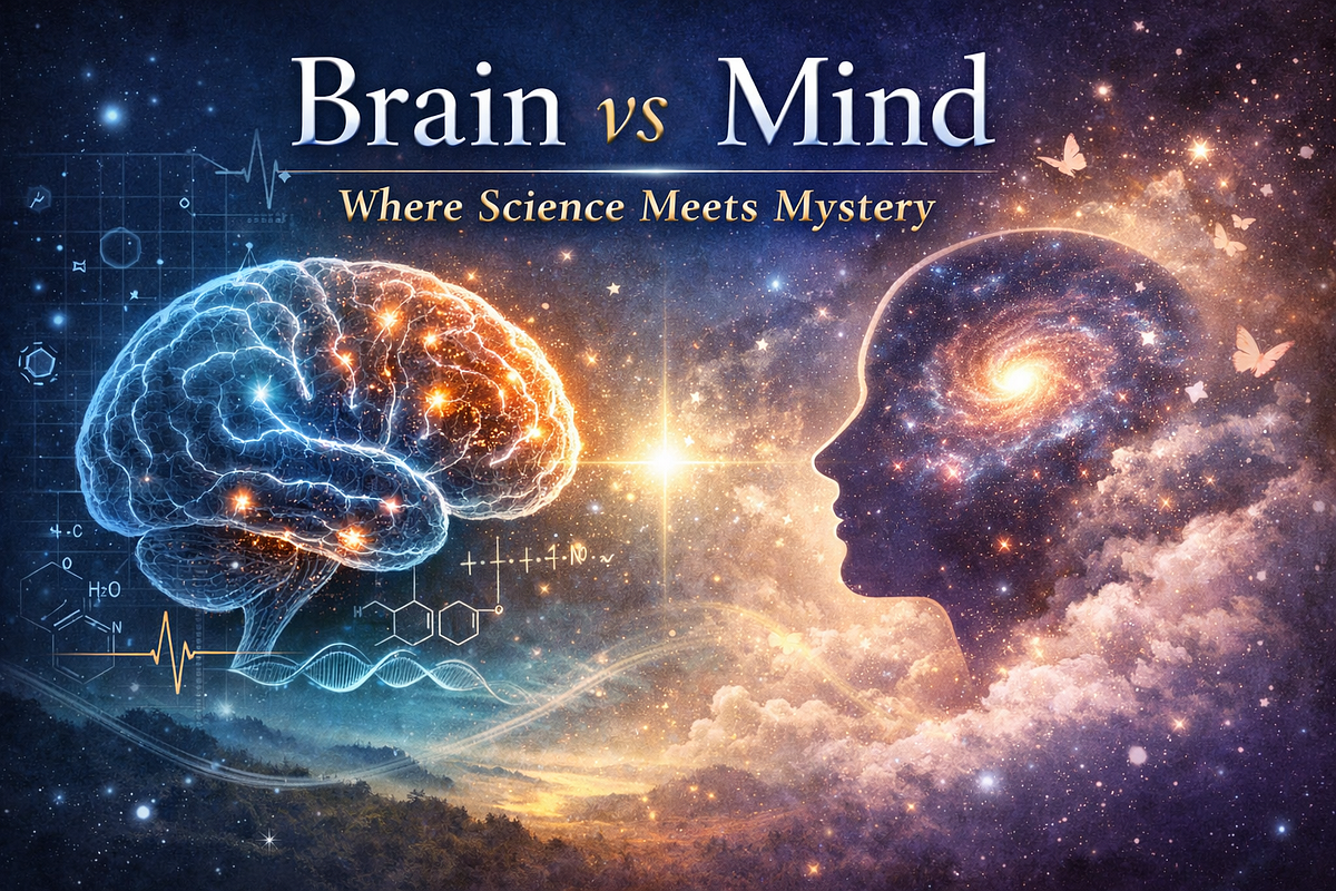 Brain vs Mind: Where Science Meets Mystery Within the silent chambers ...