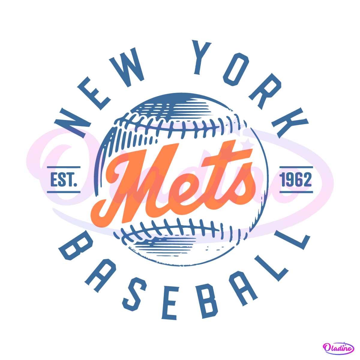 New York Mets Baseball Est 1962 SVG - Santana Karst - Medium