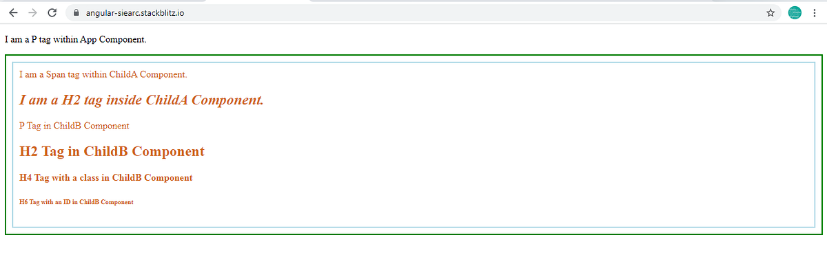 Angular:This is how I finally understood :host,:host-context and ::ng-deep selectors | by ...