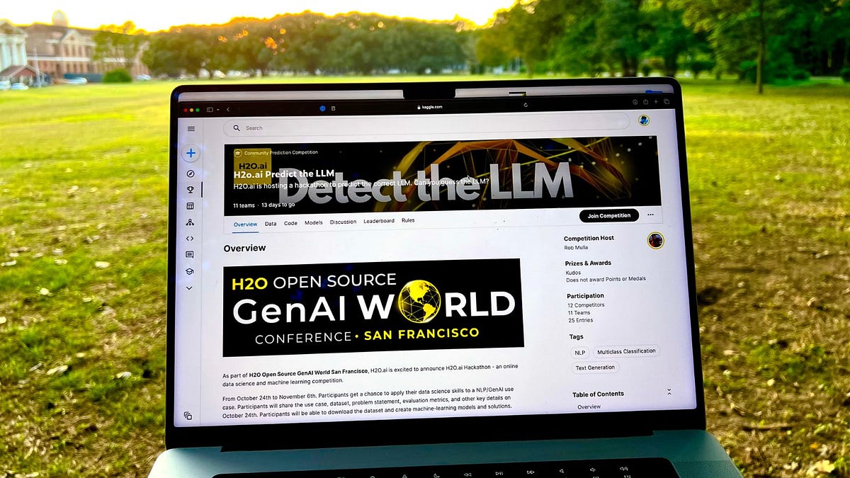 Text Authorship Classification: An Overview of the Kaggle Competition ‘H2O Predict the LLM’ | by ...