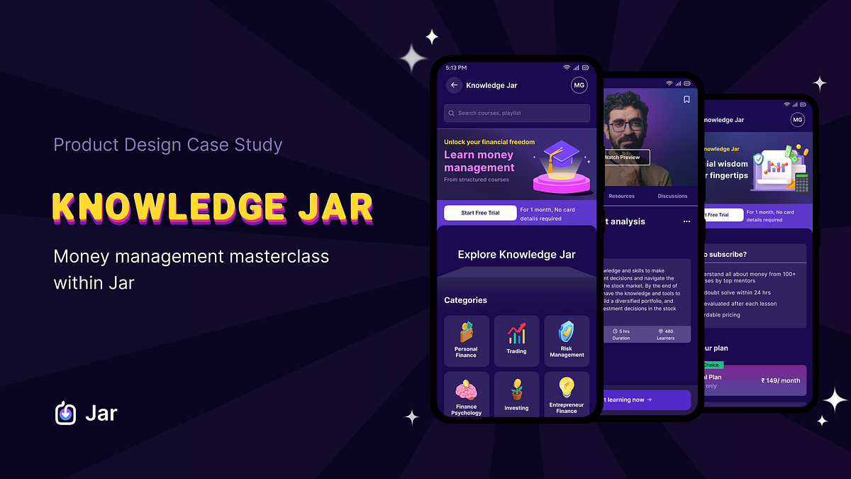 Introducing Knowledge Jar — A Money Management Masterclass within Jar ...