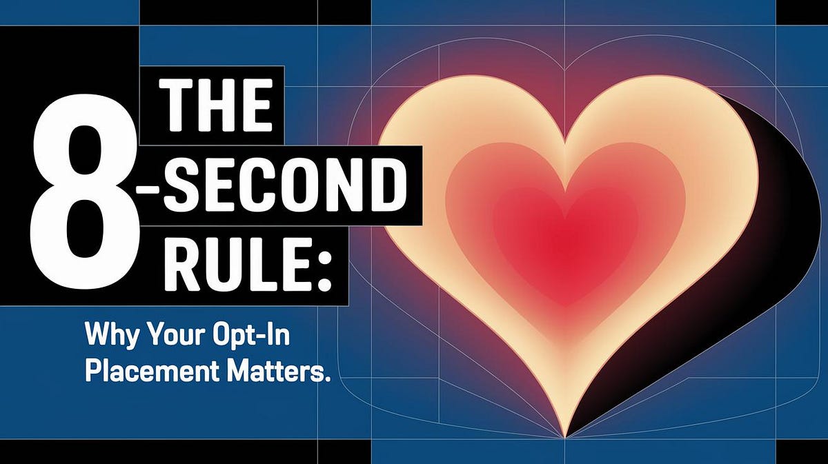 The 8-Second Rule: Why Your Opt-In Placement Matters | by David White | Dec, 2024 | Medium