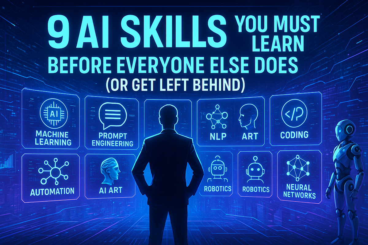 9 AI Skills You MUST Learn Before Everyone Else Does (or Get Left Behind) 🚀 | by Anirban ...