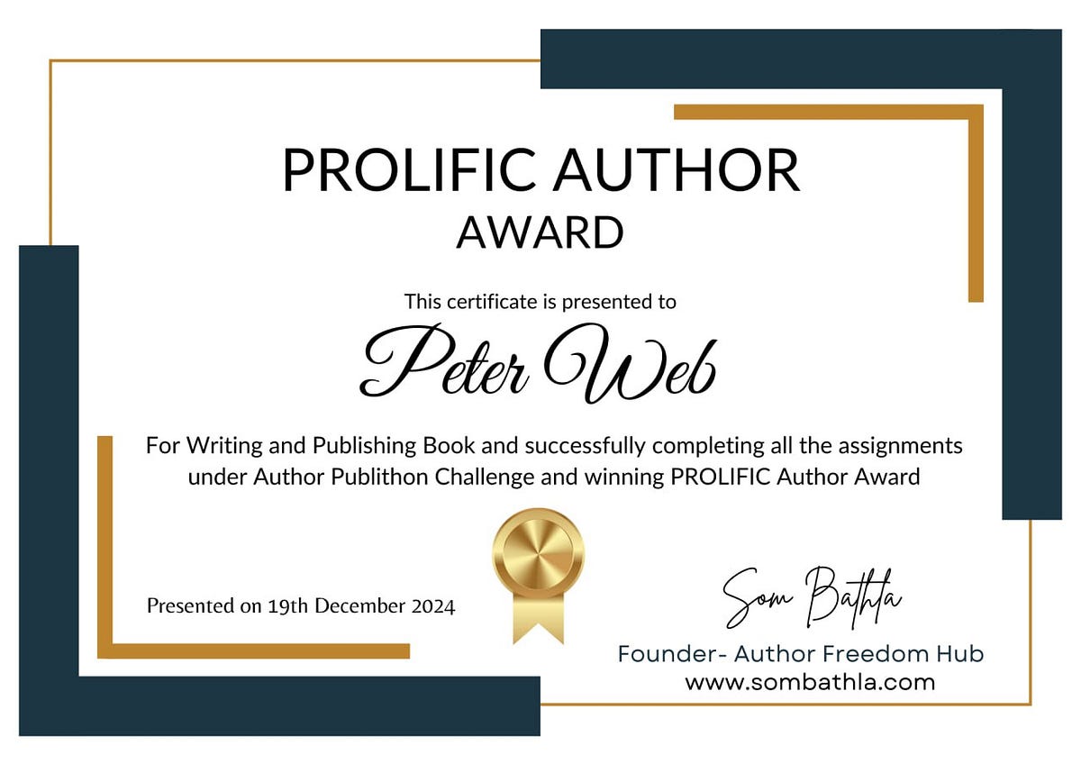 Why Am I a Prolific Author?. Write a Book! Never Let Your Wisdom… | by ...