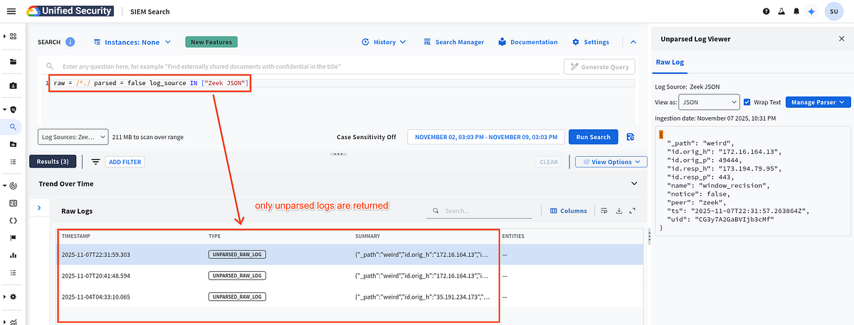 Finding and Resolving Unparsed Raw Logs in Google SecOps | by Chris ...
