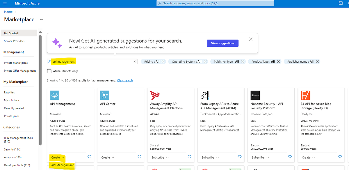 Azure API management in 24 hours — Hour 1 | by Shamil Jauffer | Dev Genius