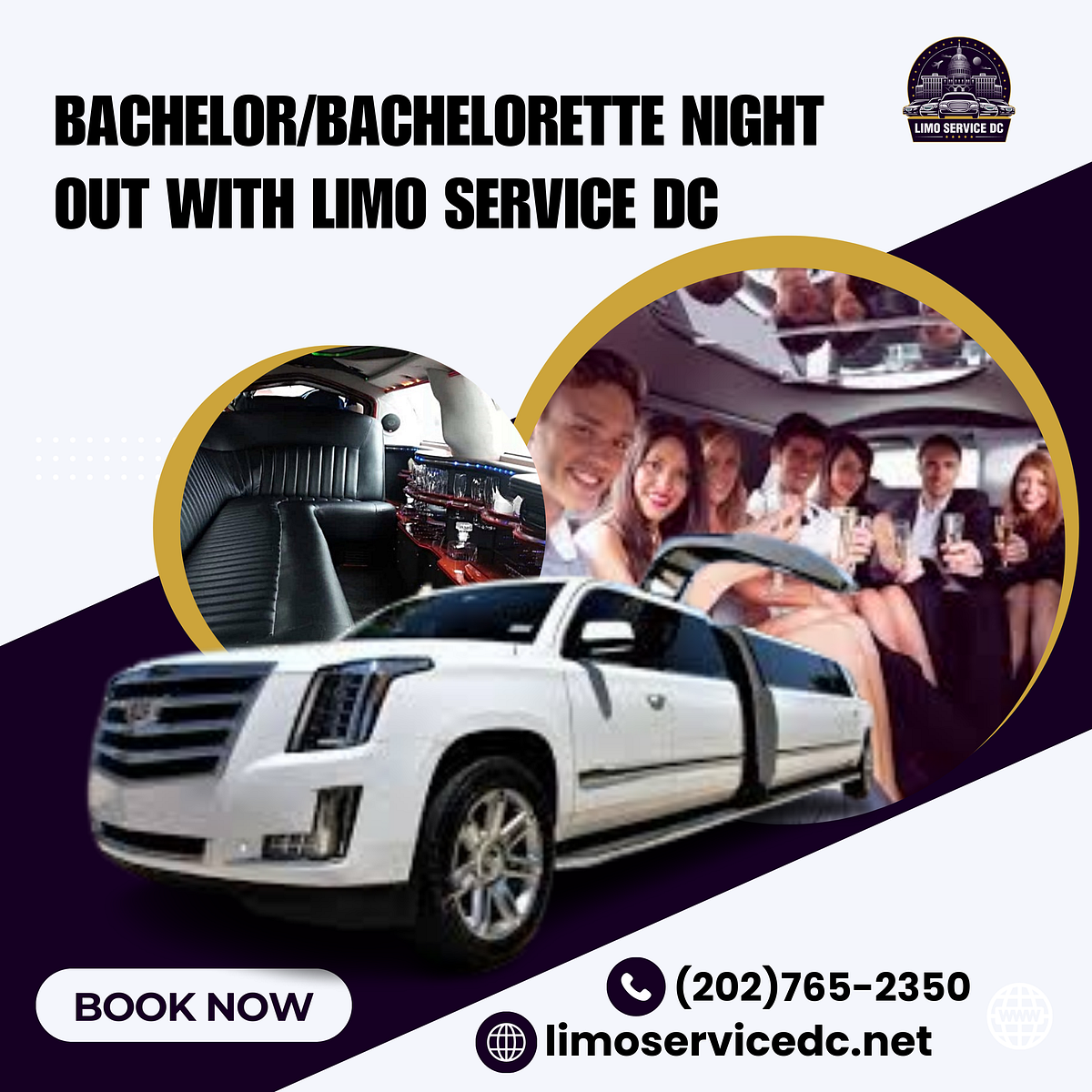Bachelor/Bachelorette Limo Night in DC! Celebrate your bachelor or bachelorette night in style ...