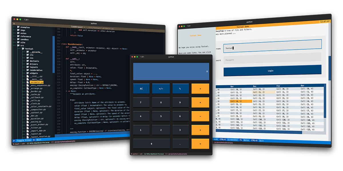 Creating a Modern Terminal-based Calculator with Textual: A Python RAD Framework | by ...