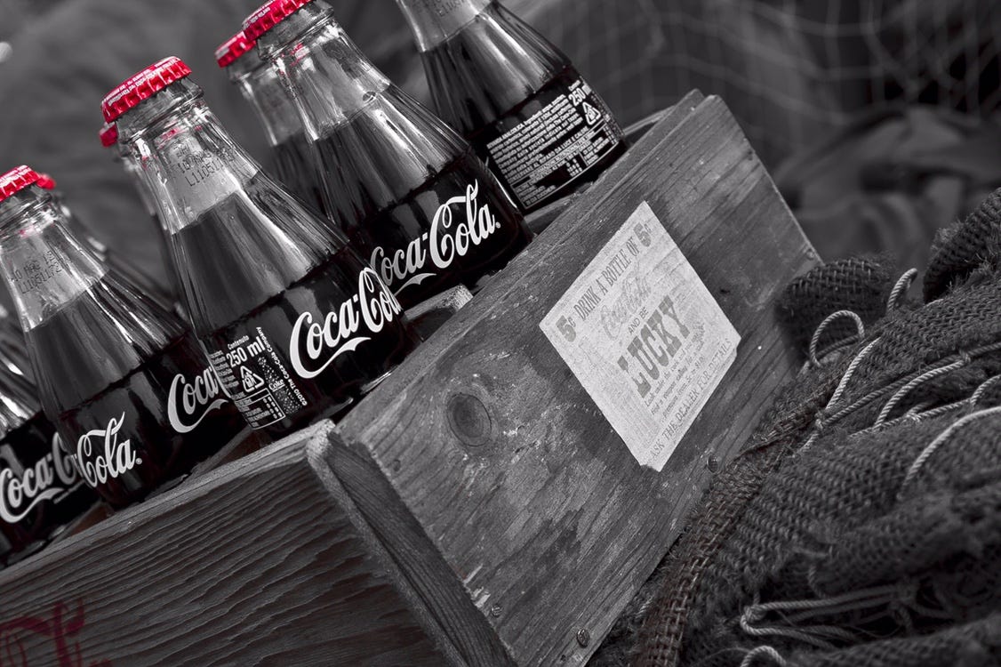 Coca Cola Bottle Logo Black And White