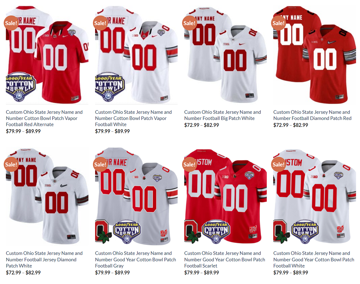 Top Trends in Custom Made Ohio State Jerseys for Die-Hard Fans | by ...