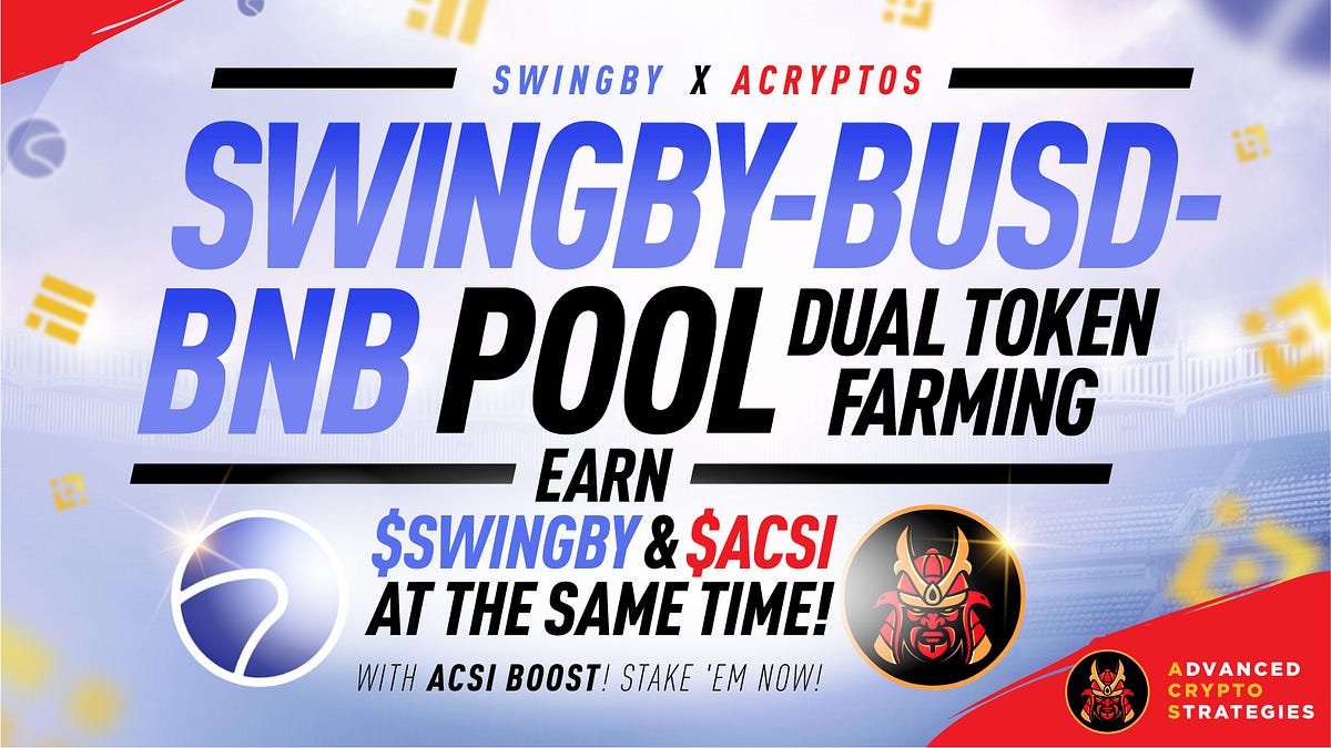 Partners: Swingby Protocol x ACryptoS | by BKT | ACryptoS | Medium