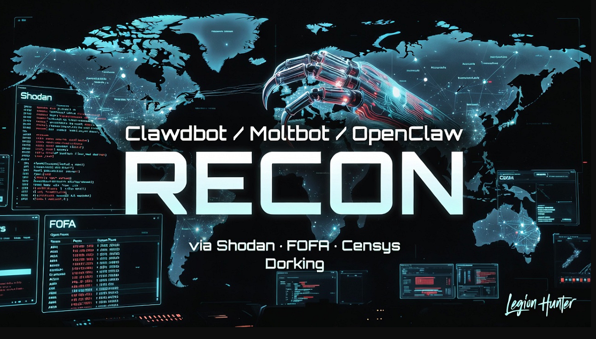 Clawdbot/Moltbot/OpenClaw Recon via Shodan/FOFA/Censys Dorking | by Abhirup Konwar | AI ...