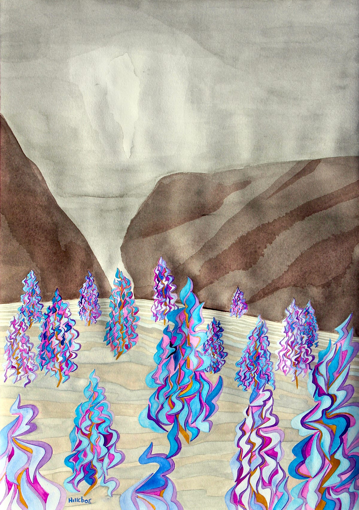 Breakthrough Art. This painting is about breaking… | by Roger Hilleboe ...