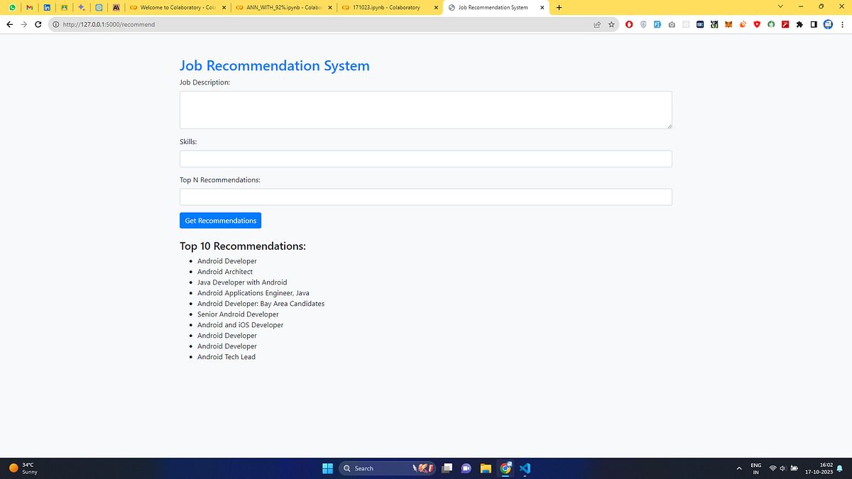 Building a Job Recommendation System using Neural Networks | by Raj ...